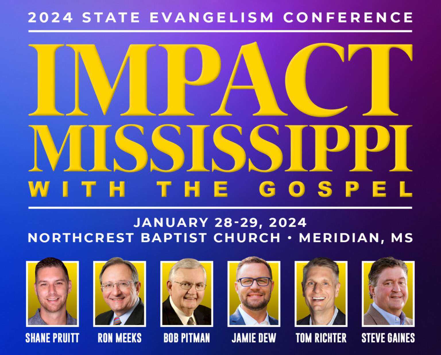 Evangelism Conference set for Jan. 28-29 in Meridian