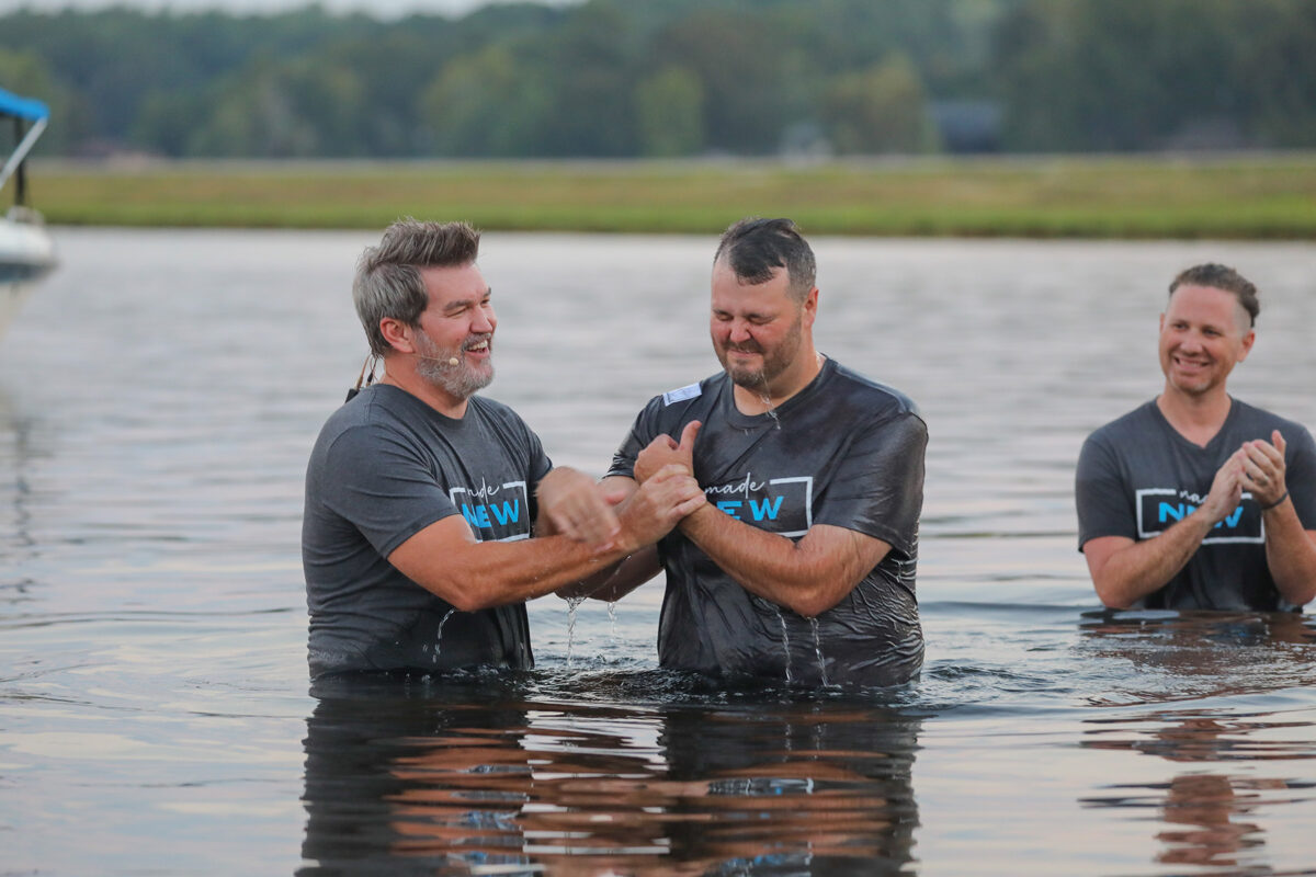 Temple Church celebrates 47 outdoor baptisms this year