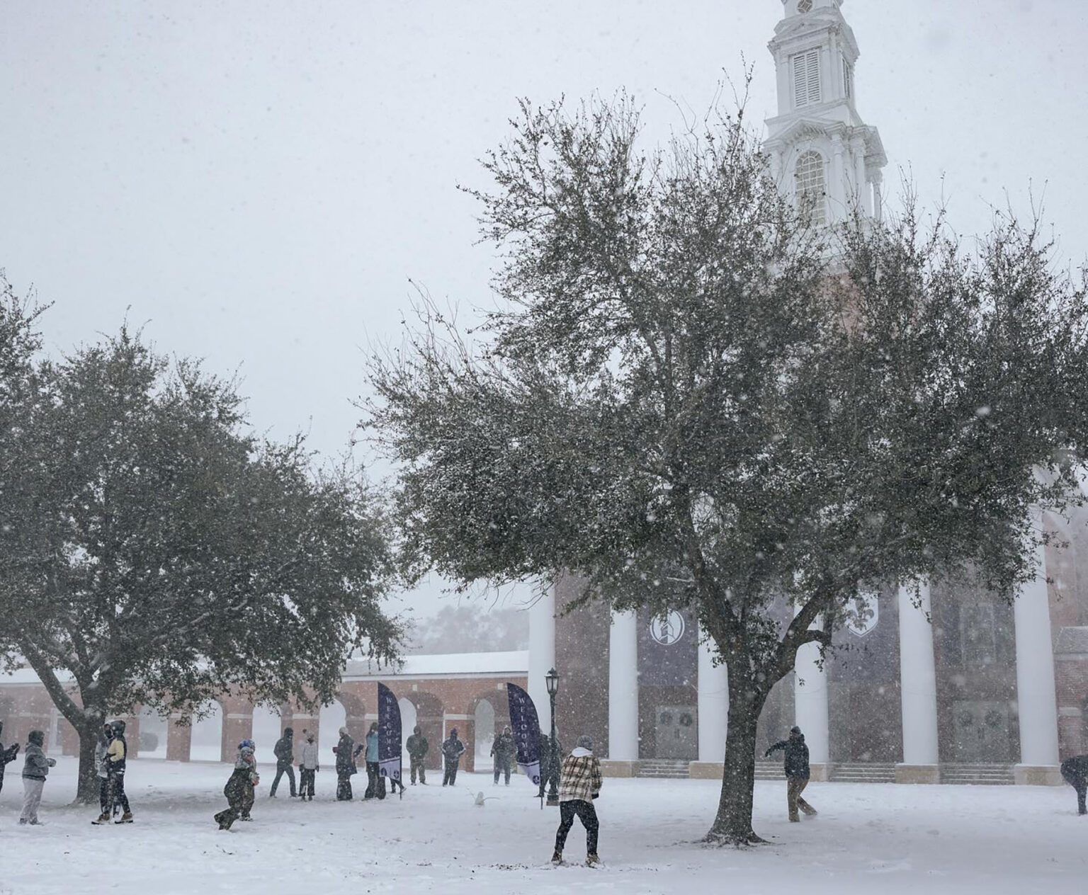 Coastal churches, NOBTS have fun in the snow while continuing ministry
